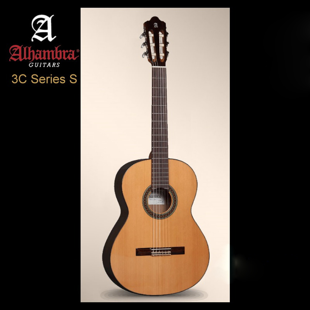Alhambra 3C Serie S 松木面單板/桃花心木側背板 古典吉他 - 美佳樂器商城