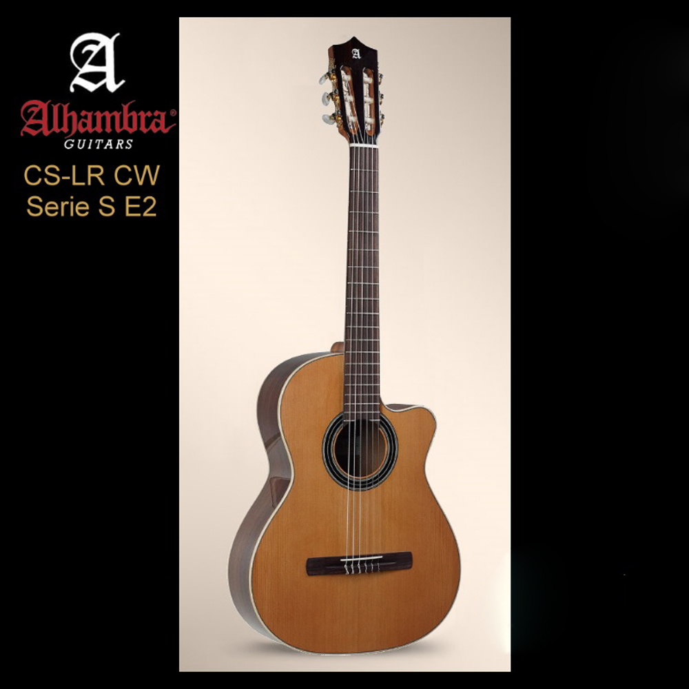 Alhambra_CS-LR CW Serie S E2 全單板 雲杉面板/玫瑰木側背板 電箱EQ款．跨界吉他 - 美佳樂器商城