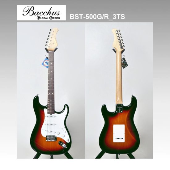 Bacchus BST-500G/R_3TS 純手工製造 電吉他(附袋) - 美佳樂器商城